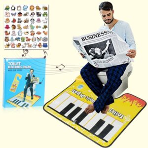 artistic piano sounding carpet for bathroom,toilet piano mat,toilet electronic organ musical piano keyboard floor mat for potty,novelty potty piano sounding rug,floor mat with piano sound for potty