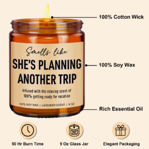 Younift Travel Candle, Travel Gifts for Women, Gifts for People Who Travel a Lot, Traveling Gifts for Women Who Like to Travel, Vacation, Christmas Gifts for Travelers Women, International Travelers