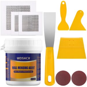 drywall repair kit drywall hole repair patch kits wall spackle repair paste with 8.5oz white wall repair putty with scraper, wall surface hole fill quick and easy solution (1pack)