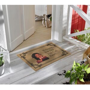 MWAZZLL Welcome Mat Outdoor Indoor Non Slip Funny Doormat Easy to Clean But Did You Call First Front Door Mats for Entrance,Patio,High Traffic Areas Brown