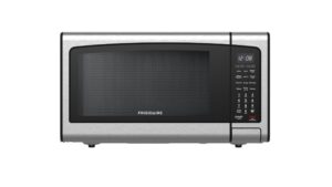 frigidaire emw112oamz stainless steel microwave oven, multi function, programmable, 1.1 cu ft 1000-watt, residential kitchen, stainless