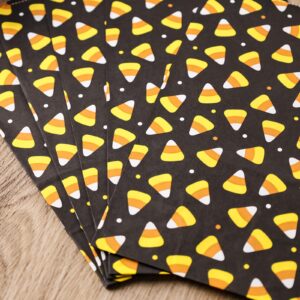 JOHOUSE 27PCS Party Favor Bags, Halloween Treat Bags with Stickers Candy Corn Goodie Bags Candy Treat Bags for Kids Halloween Parties