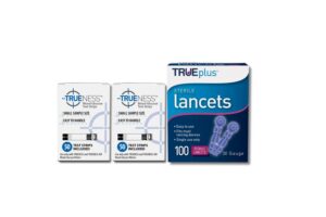 trueness blood glucose test strips 100ct + 100 lancets