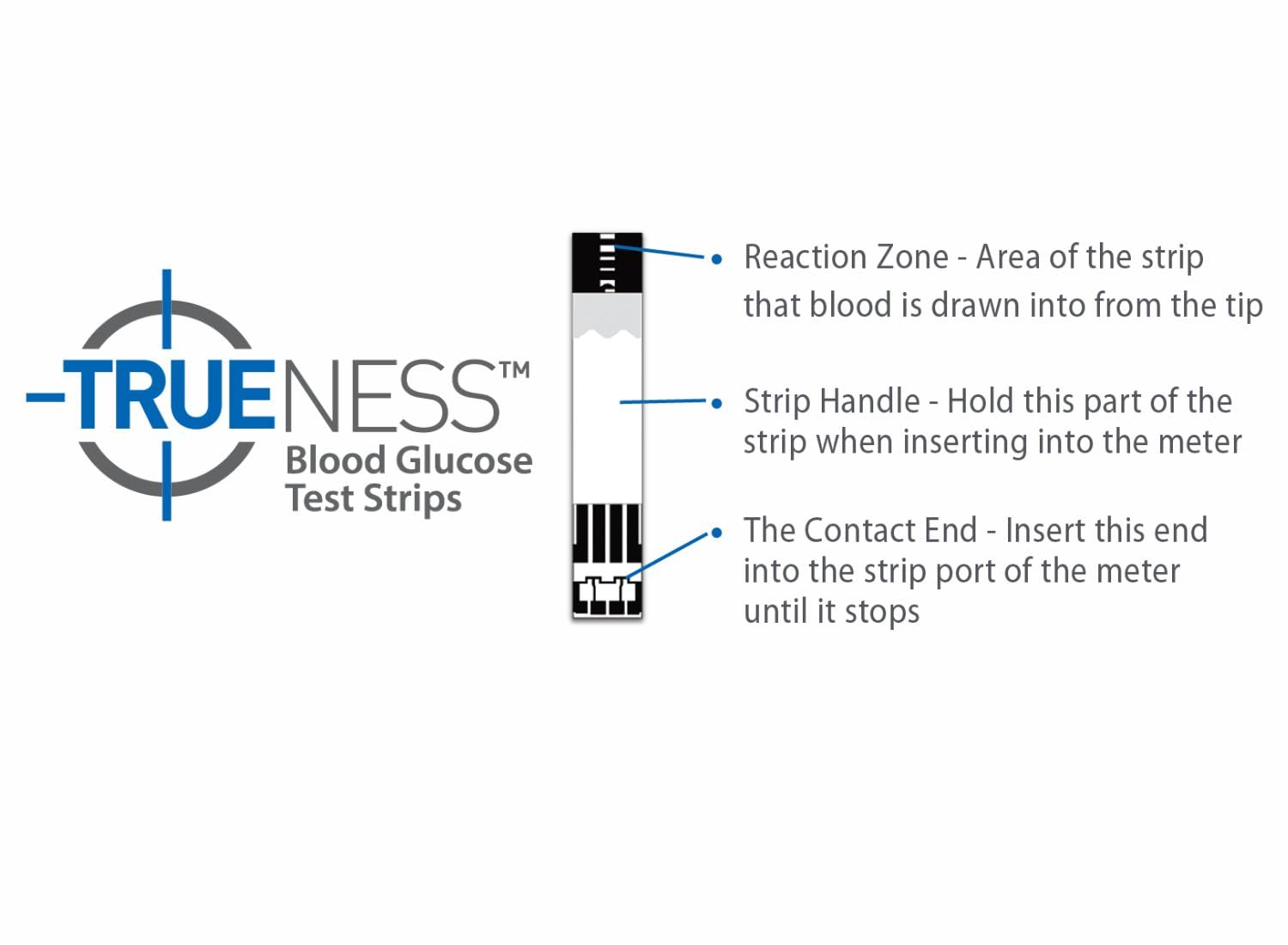 TRUENESS Blood Glucose Test Strips 100ct + 100 Lancets