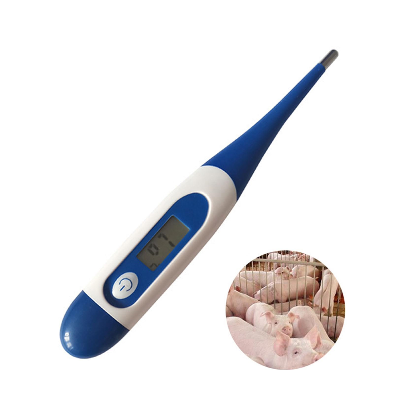 Convenient Pet Temperature with A Flexible Tip Waterproof Thermometer Quick and Accurate Results Pet Thermometer for Cats