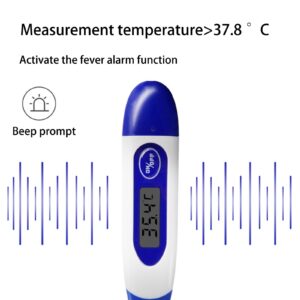 Waterproof Pet Digital Thermometer for Pet Owners and Veterinary Clinic Ensuring Accurate Temperature Measurement Easily Pet Thermometer for Dogs Pet Thermometer for Cats Ear Pet Thermometer for Cow