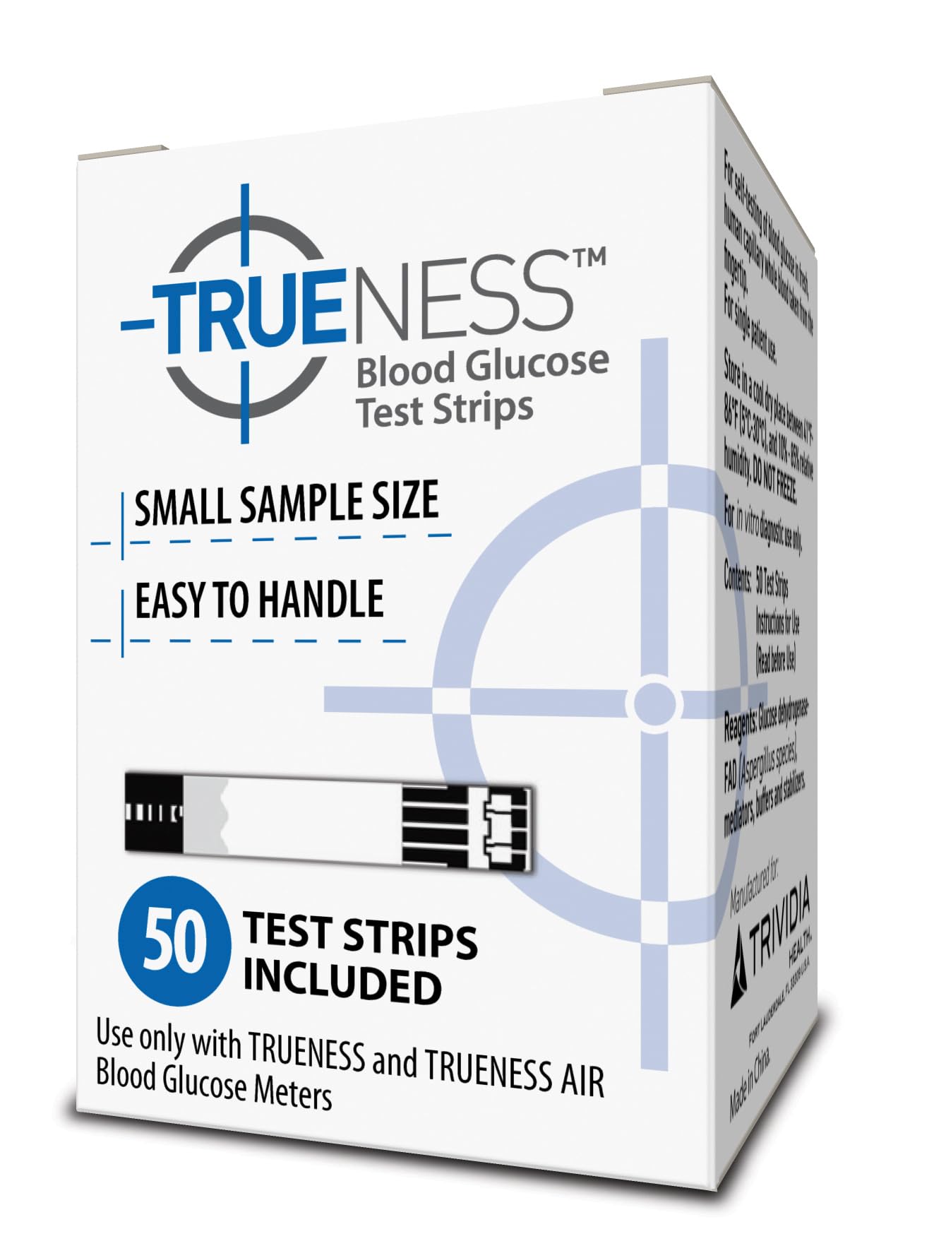 TRUENESS Blood Glucose Test Strips 100ct + 100 Lancets