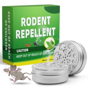 njkpuyt rodent repellent for car engines, under hood rodent repellent, rat repellent for car,peppermint oil to repel mice and rats, mouse repellents outdoor, keeps mice away, rat deterrent indoor-2p