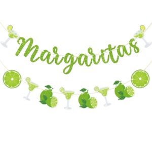 firefairy margarita banner, pre-strung margarita decorations, margarita baby shower decor, margarita bridal shower banner, mexican bachelorette decorations