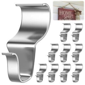 10 pack vinyl siding hooks hanger,vinyl siding hooks,2024 new upgraded vinyl siding stainless steel hooks,heavy duty siding clips siding hangers,no hole need siding hooks for hanging outdoor decor