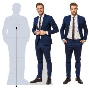 custom life size cardboard cutout, personalization custom cardboard cutout, with stainless steel stand up, high resolution, upload your own photo, best for wedding, graduation, birthday,1-8ft