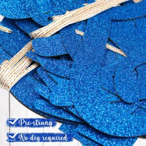 Glitter Something Blue Before I Do Banner, Something Blue Before I Do Bridal Shower Decorations, Wedding Party Banner, Engagement Banner, Bachelorette Party Decor, PRE-STRUNG