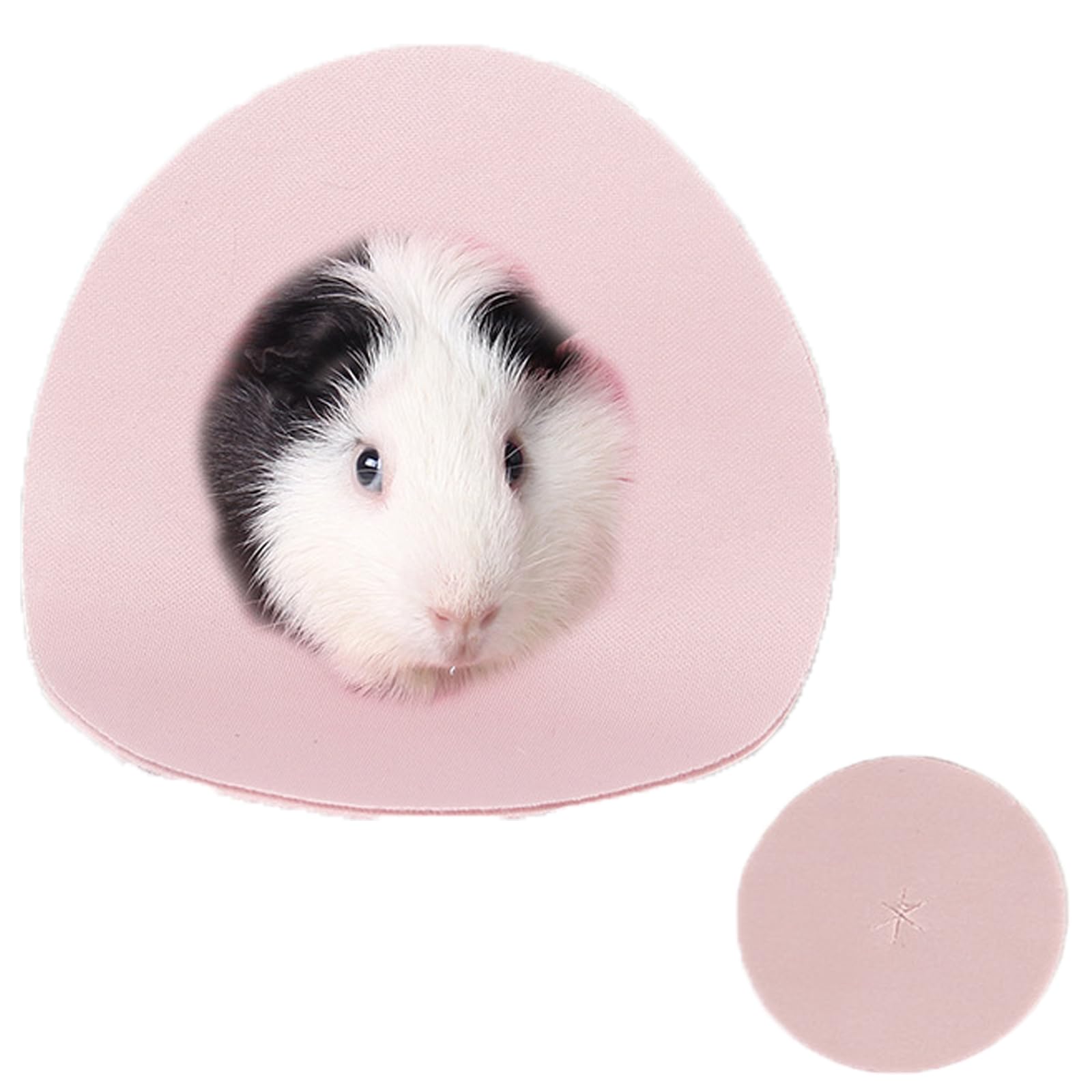 Hamster Recovery Collar Protection Cone After Surgery, Small Animals Adjustable Protection Collar for Rat Bird Rabbit Guinea Pig, Anti-Lick Anti-bite Pet Elizabeth Collar (Pink, S)