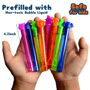 VKTEN 64Pcs Halloween Bubble Wands Mini Bubbles Party Favors for Kids Halloween Party Favors Halloween Treat Bag Stuffers Goody Bag Filler Halloween Treats Prizes