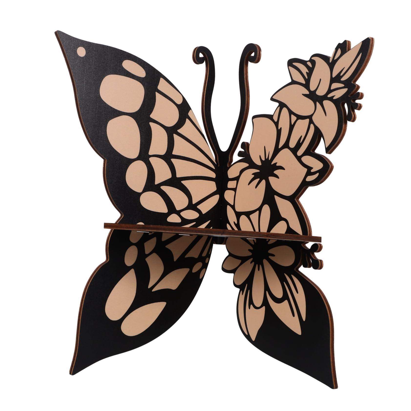 Cabilock 2pcs Butterfly Ledge Wall Decor Holder Corner Shelf Bathroom Corner Shelves Living Room Storage Display Shelf Wall Shelf Shelves on Wall Floating Cabinet for Wall