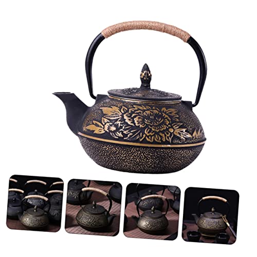 NPQPNAFC Boil Teapot Coffee Percolator Stovetop Espresso Stovetop Coffee Espresso Machine Japanese Tea Pot Whistling Coffee Pot Filter Teapot Strainer Exquisite Cast Iron Teapot Tea Kettle Teapots