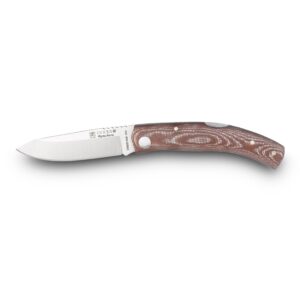 joker ranchera nd154 knife, micarta canvas handle, 8 cm blade, fishing, hunting, camping, and hiking tool