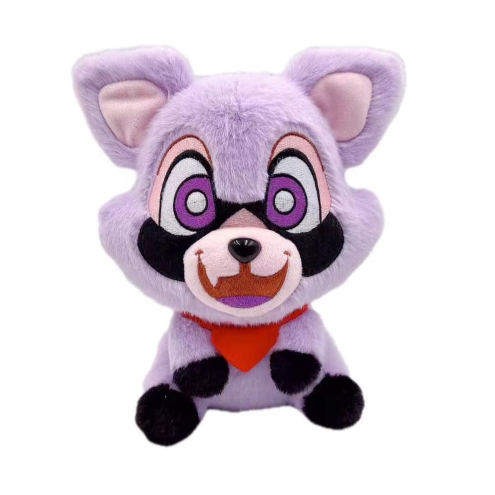 HXLAI 2024 Indigo Park Plush, 7.8" Rambley The Raccoon Plushies Toy for Fans Gift, Soft Stuffed Animal Pillow for Home Kids' Bedroom Decor, Birthday Christmas Choice for Boys Girls