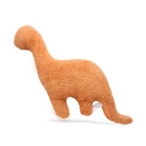 galxury mini dino nuggets pillow, 16 inch dinosaur chicken nuggets plush toy pillows for boys and girls, small fun throw pillows for birthday gifts, brontosaurus