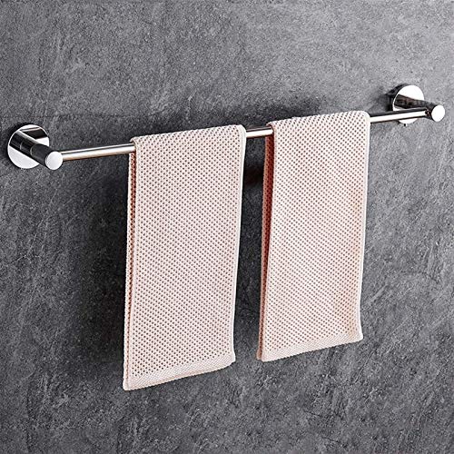 Towel Racks Towel Rack Towel Rails Wall Mounted Bath Towel Rack,Stainless Steel Towel Bar Rack Round Single Towel Rails Screw Wall Mounted Hanging Bathroom Kitchen/70cm Bath Towel Shelf Yearn for-60cm