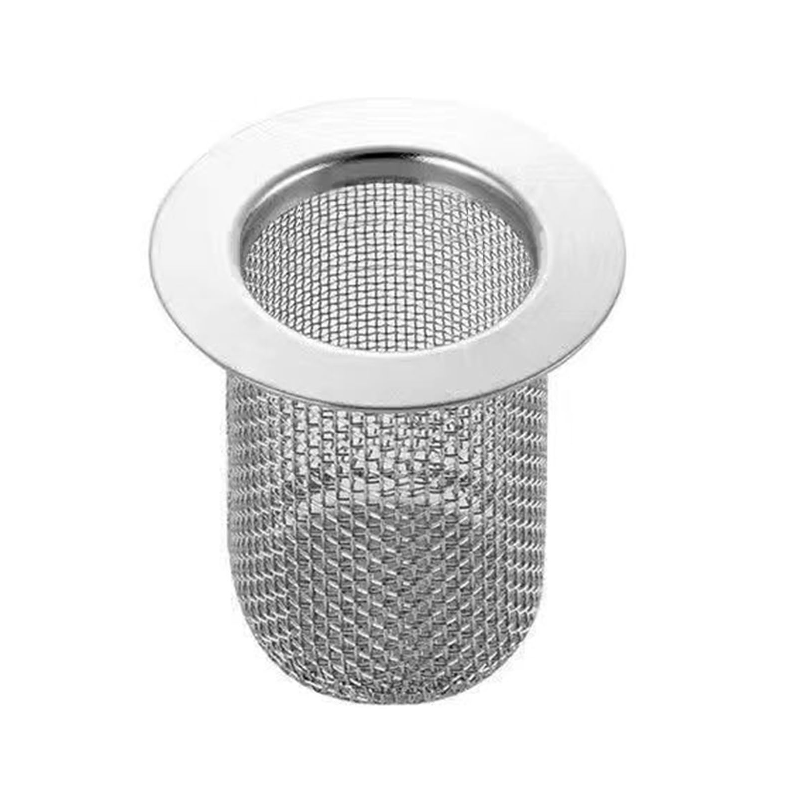 Stainless Steel Floor Drain Filter Mesh Kitchen Bathroom Sewer Anti-blocking Slag Bathtub Sink Hair Filter Strainer Trap Shower Bathtub Hair Catcher Sink Drain Stopper Shower Drain Hair Trap