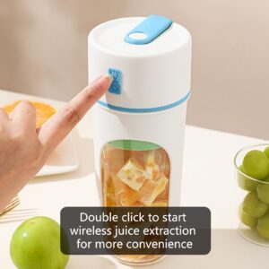 Clearance Portable Blenders, 480ml Mini Wireless Portable 𝐏𝐞𝐫𝐬𝐨𝐧𝐚𝐥 Blenders for Shakes with 6-Blade Head USB Rechargeable Juicer Cup for Home Sport Outdoor Today's Deals of The Day