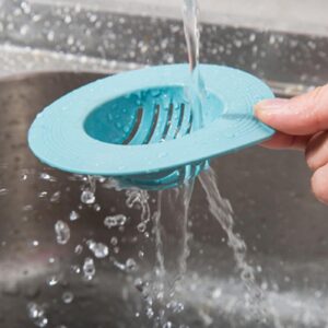 Tyenaza Kitchen Sink Drain, Silicone Sink Strainer Preventing Clogging Odor Easy to Clean Sink Drain Stopper, Anti Clogging Bathtub Drain Stopper for Kitchen Bathroom