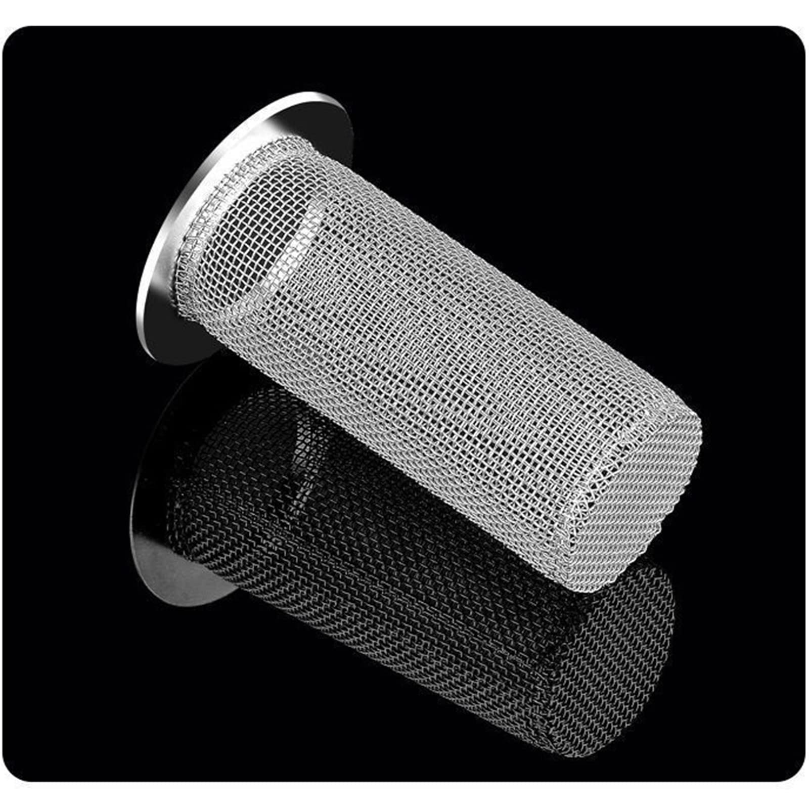 Stainless Steel Floor Drain Filter Mesh Kitchen Bathroom Sewer Anti-blocking Slag Bathtub Sink Hair Filter Strainer Trap Shower Bathtub Hair Catcher Sink Drain Stopper Shower Drain Hair Trap