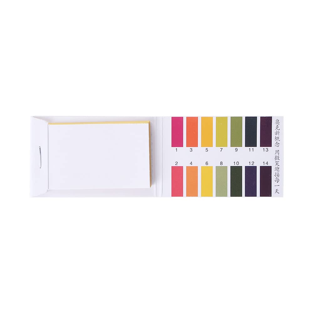 1 Pack/80 Strips pH Test Strips,Universal Litmus Indicator,pH 1-14 Indicator Paper,1-14 pH Testing Paper for Soap,Soil,Water,Fish Tank