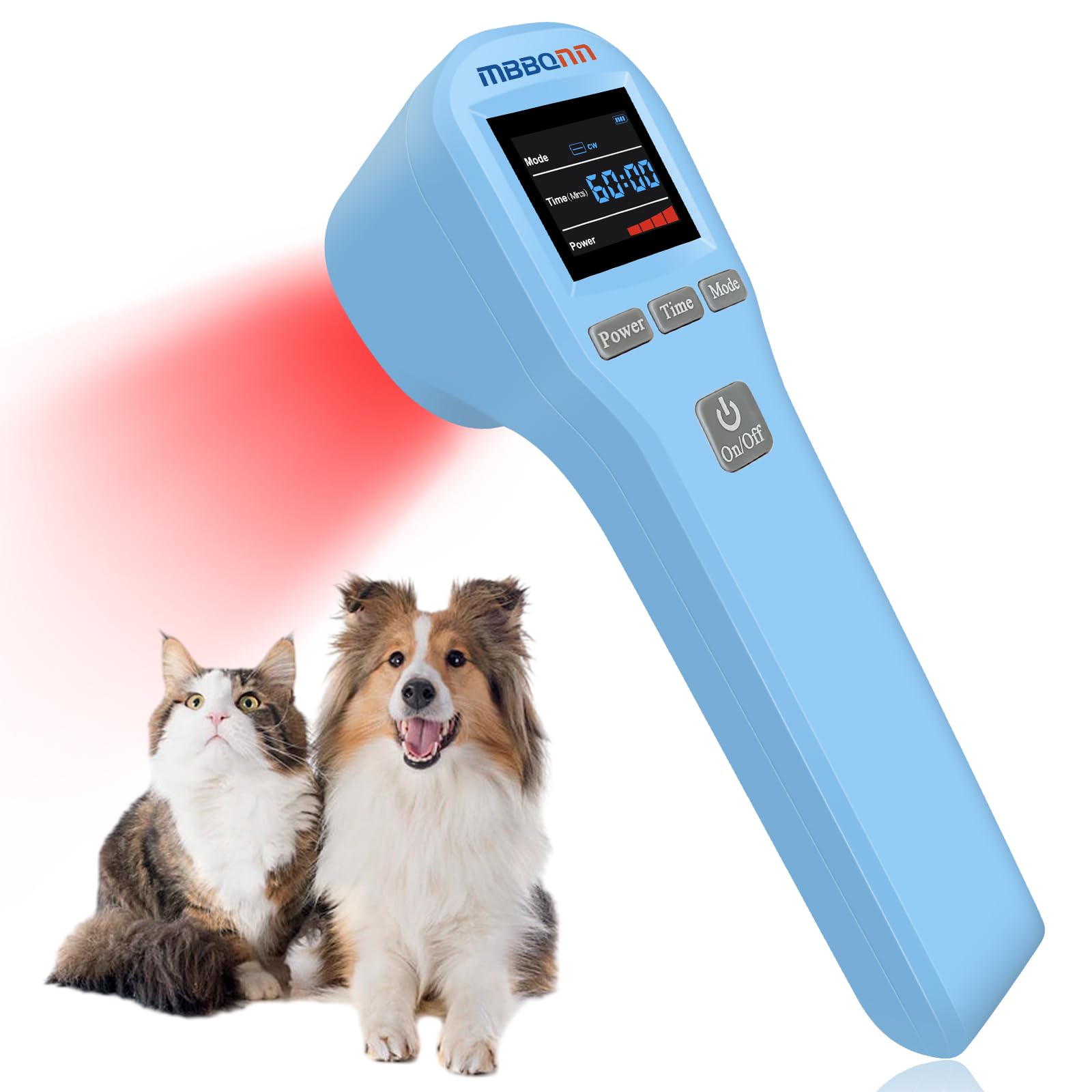 MBBQNN Cold Laser Therapy Device for Pain Relief, 16*660+2*860+2*940 Light Therapy for Pet, Low Level Laser Therapy, Red Light Therapy for Dogs, Muscle & Joint Pain Relief, Spinal, Reduce Inflammation