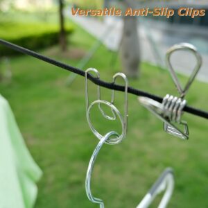 Retractable Clothesline Outdoor Travel Clothes Line Retracting Indoor Laundry Line Portable Camping Essentials