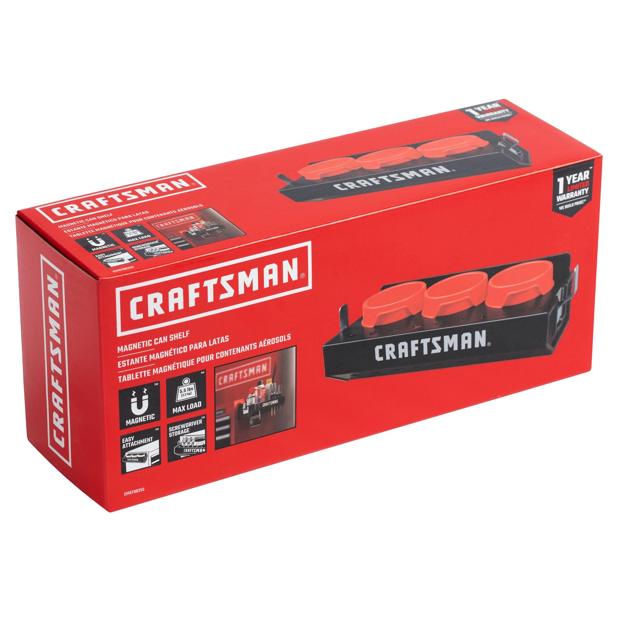 CRAFTSMAN Magnetic Spray Can Shelf (CMST98255)