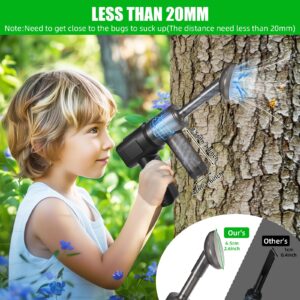 Bug Catcher for Kids,Strong Suction Bug Suction Toy Vacuum,Catch and Release Indoor/Outdoor Play,Cordless Rechargeable Insect Vacuum Cleaner Bug Sucker for Spider,Insect,Wasp,Bees,Mosquito,Moth