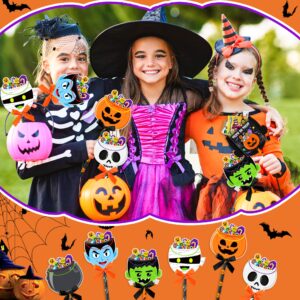 30 Pcs Halloween Treat Bags Boxes, Trick or Treat Halloween Candy Bags for Small Party Favors Toys Halloween Goodie Bags Bulk for Kids Classroom Prizes Treats Basket Stuffers Halloween Party Supplies