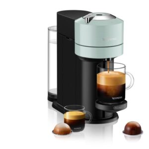 nespresso vertuo next coffee and espresso maker by delonghi, jade