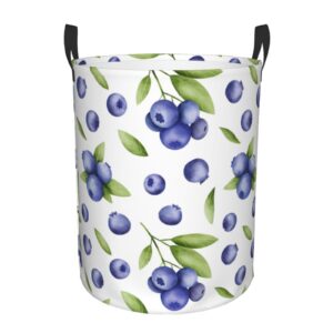 large laundry basket - funny blueberries laundry hamper, hampers for bedroom aesthetic, dirty clothes hamper