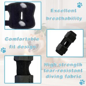 PaaWings 2024 Dog Leg Braces Dog Knee Brace for Back Leg- Dog Hip Brace for Torn Acl and Joint Relief -Dog Leg Sleeve - Dog Back Leg Support and Joint Supplement Black (L)