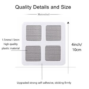 BOYYOEE 50pcs Disposable Drain Hair Catcher Shower Drain Cover Hair Catcher,Shower Drain Mesh Stickers for Human and Pet Hair for Bathroom Laundry Bathtub Kitchen Sink