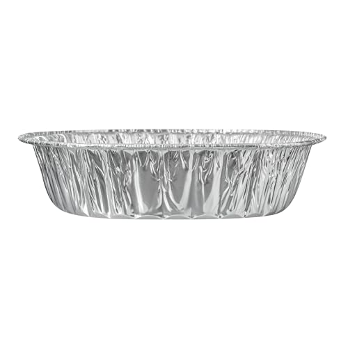 Restaurantware-Foil Lux 17.9 x 14.2 x 3.3 Inch Oval Roasting Pans, 10 Oven-Ready Foil Pans - Freezable, Heavy-Duty, Aluminum Foil Disposable Baking Pans, For Cooking Turkey, Chicken, And More