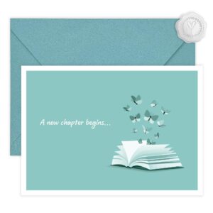 crturuniq congratulations card, retirement card coworker leaving new job promotion gifts for women, graduation cards, goodbye good luck gifts, next chapter