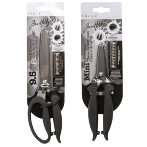 tonic studios - tim holtz - recoil scissors and mini recoil snips bundle tts5386e & tts5385e may 2024 release