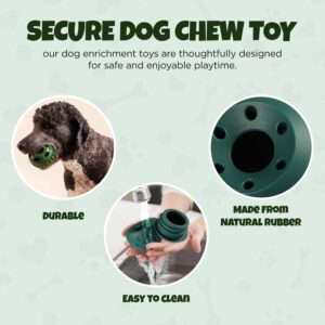 Flipshopcart Dog Treats Toy - Frozen Dog Treats - Dog Chew Toys, Durable, Natural Rubber - Fillable Dog Toys