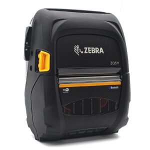 zq51-baw100a-00 zebra zq511 mobile barcode label printer | wireless bluetooth 4.0 and wifi printer 203dpi print width 72mm