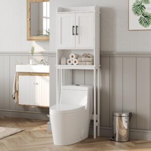 deer valley white over the toilet storage cabinet, bathroom storage cabinet organizer, bathroom shelf over toilet, dv-1bs0202