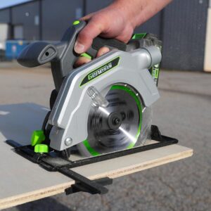 Genesis G20MAX 20V Cordless Circular Saw 6-1/2 inch with Laser & LED Light, Includes 24TCT thin-kerf blade, 2.0Ah Battery and Charger, 2 Year Warranty (GLCS2065B)