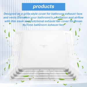 UYZO S97013576 Bathroom Fan Cover Grille Fits For Broan NuTone Bathroom Fans 2684F 576 676 684 684NT