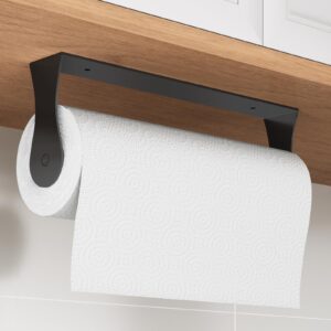 paroto paper towel holder under cabinet, black paper towel holder wall mount, stainless steel under cabinet paper towel holder, adhesive paper towel holder for kitchen and bathroom