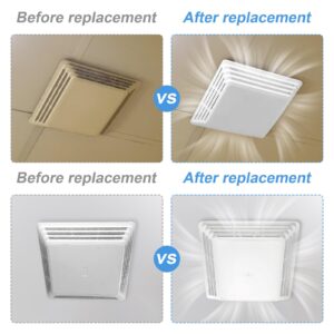 UYZO S97013576 Bathroom Fan Cover Grille Fits For Broan NuTone Bathroom Fans 2684F 576 676 684 684NT