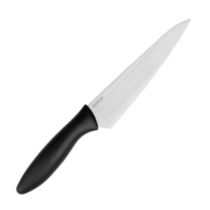 kershaw 6-inch utility kitchen knife - versatile stainless steel blade for slicing fruits, veggies and more, razor sharp, ergonomic handle, includes sheath