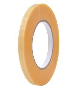 mat food saver upvc tape clear - 1/2 x 180 yds. poly bag sealing tape for wrapping, packaging, and airtight food storage